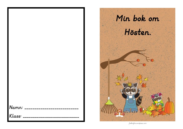 Framsidor till årstidsböcker – Fröken Forså