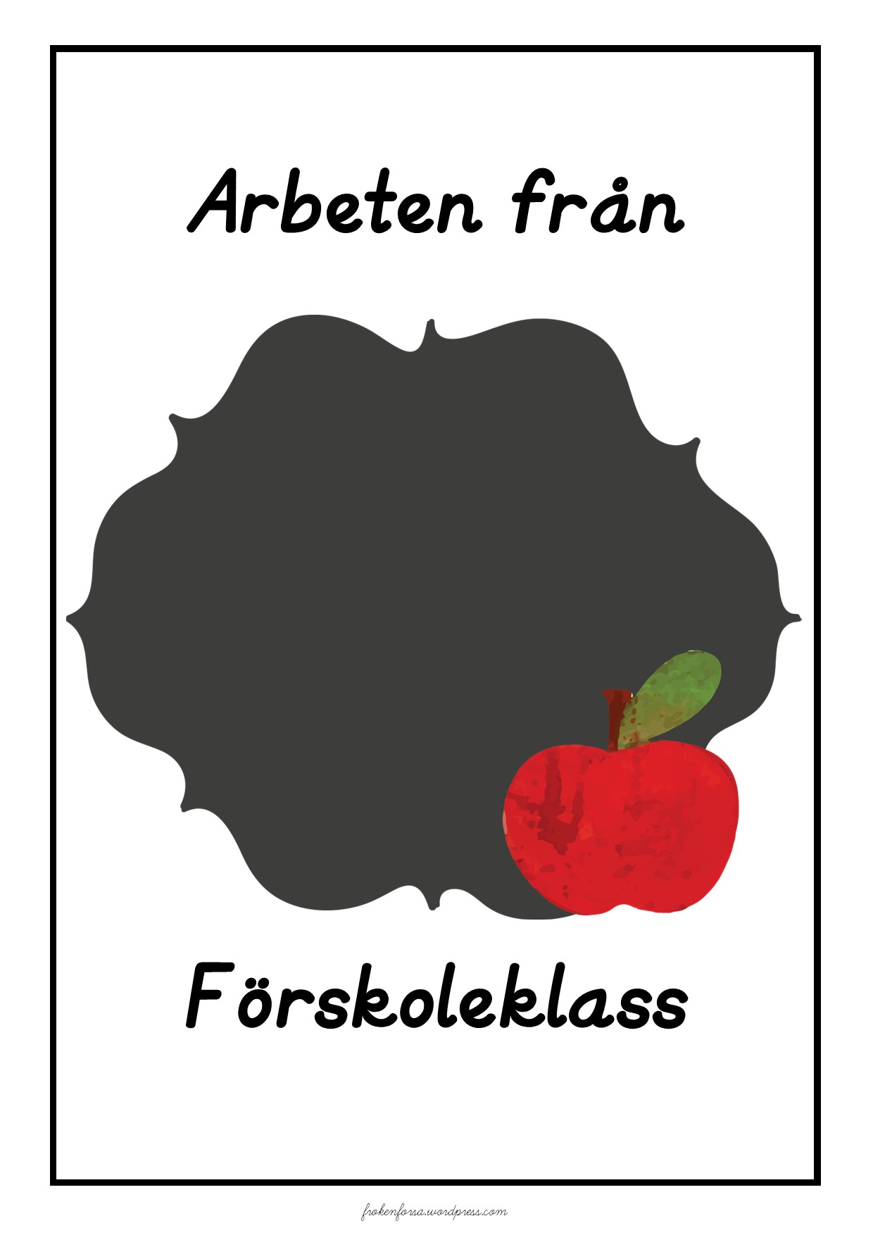 framsida – Fröken Forså